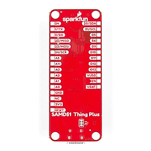 SparkFun Thing Plus - SAMD51 Development Board Powerful microcontroller with Qwiic connect system and integrated regulated LiPo charger No Soldering required
