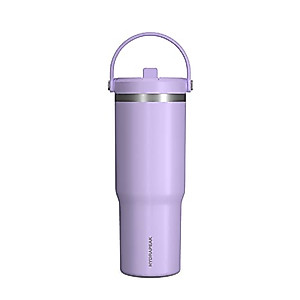 Hydrapeak Nomad 32 oz Tumbler with Handle and Straw Lid, Leakproof Tumbler, Tumbler Lid Straw, Double Insulated Tumblers, 32oz Double Insulated Cup Straw, Stainless Steel (Lavender)