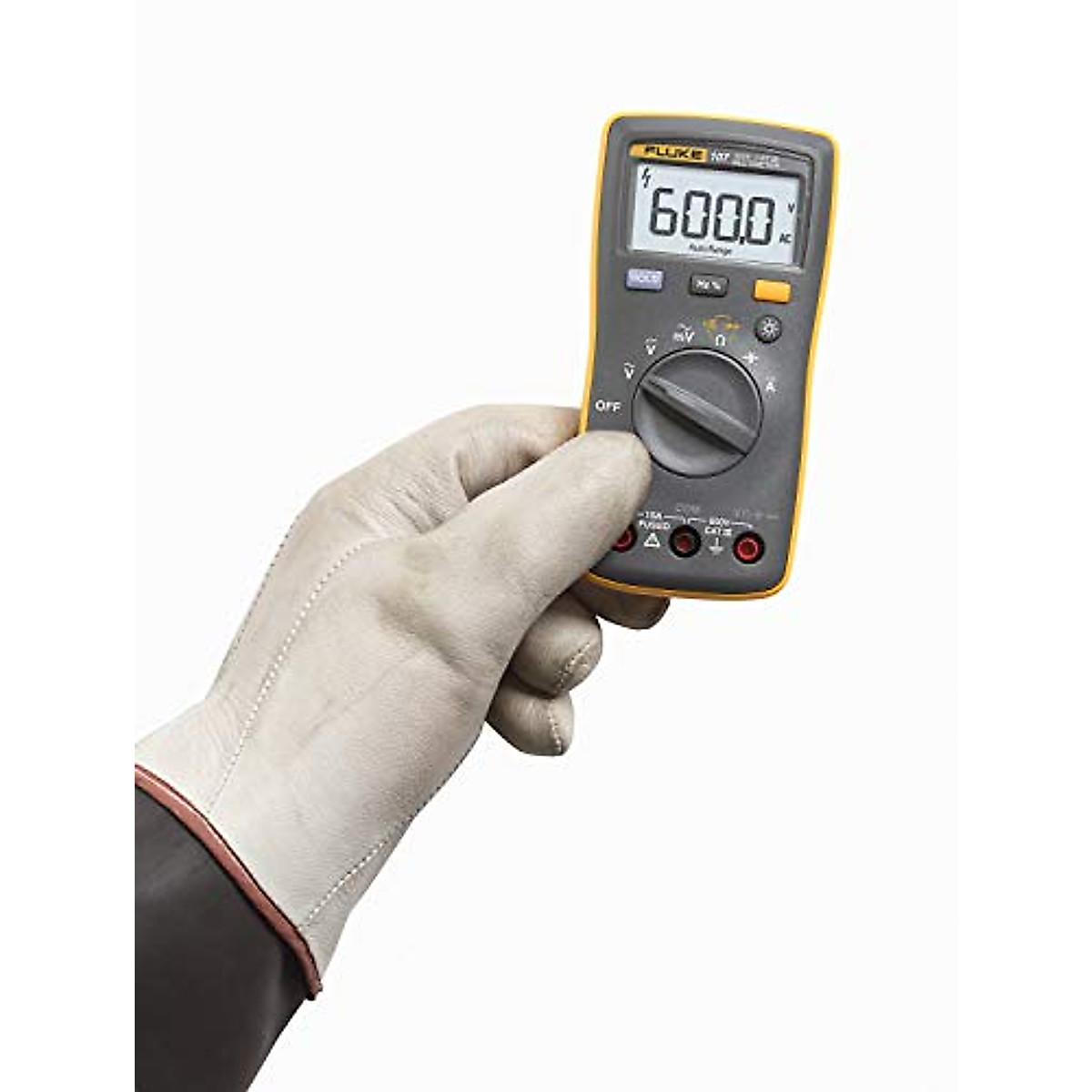 Fluke 107 AC/DC Current Handheld Digital Multimeter by Fluke, Gray