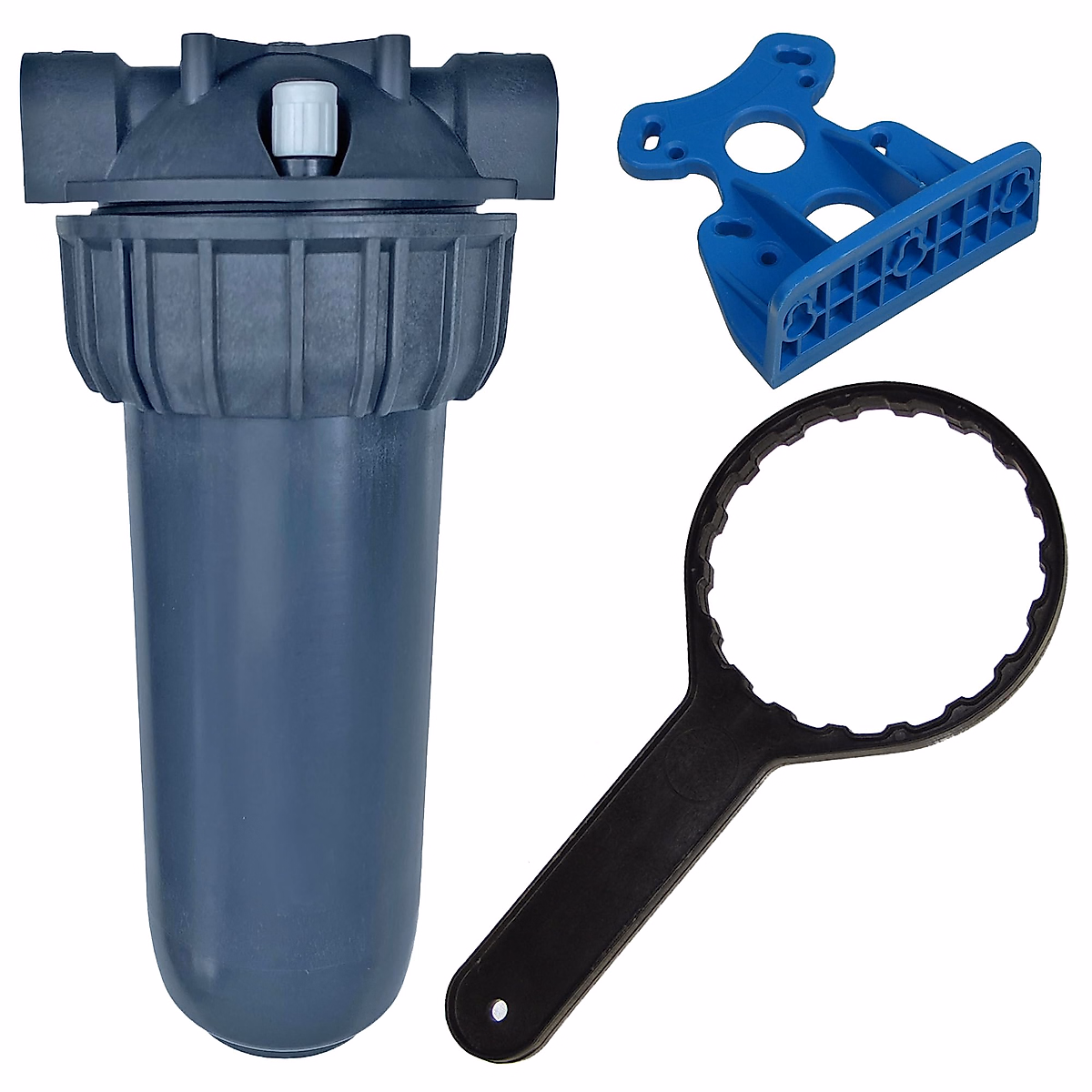 Hot Water Filter, KleenWater Premier KWHW2510 High Temp Filtration System with 1 Inch NPT Female Inlet/Outlet