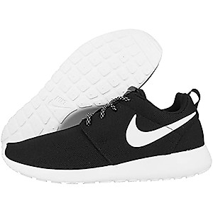 Nike Women Low Neck Running Shoe, Black Black White Dark Grey, 10.5 US