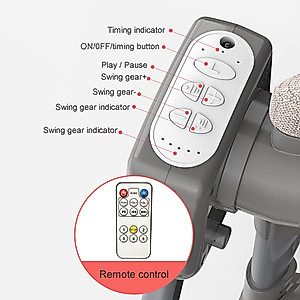 Electric Baby Swing,baby rocker,Rocking Chair Electric Cradle Baby Swing Bed,Adjustable Bedside Cribs,Automatic Rocking Recliner Crib Basket, Baby Safe Bed,Best Baby Bed For Infant Newborn Unisex