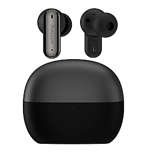 omthing Wireless Earbuds, AirFree 2 True Wireless Headphones, Earphones with Wireless Charging, Bluetooth Earbuds with ANC, in-Ear Headphones Deep Bass, Touch Control, IPX5 Waterproof, 25H