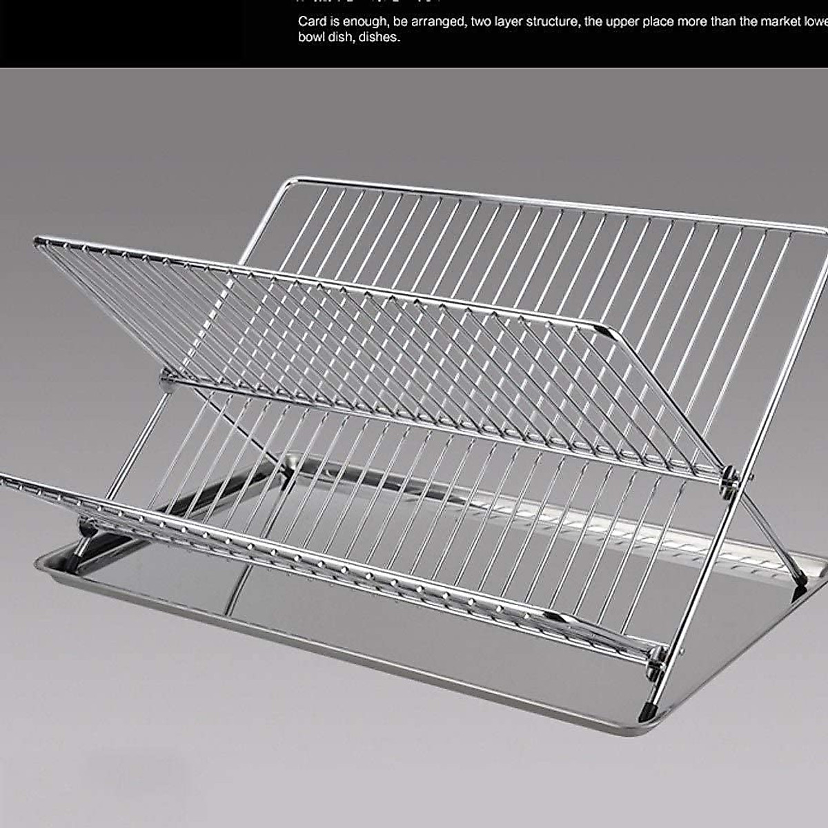 Plate Rack Draining Dish Rack Stainless Steel Dish Rack Kitchen Storage Rack Foldable Dish Drain Rack 30 Cm Pan Plate Holder