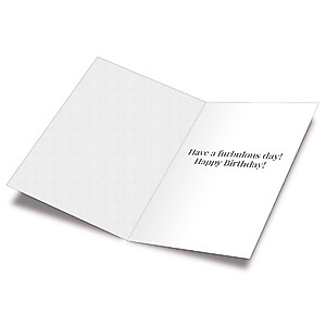 Prime Greetings Funny Dog Birthday Card Pun With Poodle, Made in America, Eco-Friendly, Thick Card Stock with Premium Envelope 5in x 7.75in, Packaged in Protective Mailer