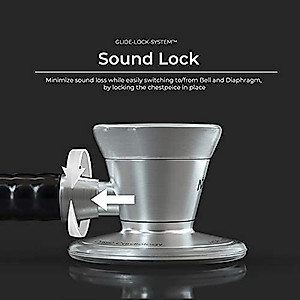 MDF Instruments Poseidon Blackout ProCardial Cardiology Stethoscope, Limited Edition Mprints, Lightweight Titanium, Adult, Dual Head, Poseidon Tube, Blackout Chestpiece-Headset, MDF797TPSBO