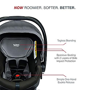 Britax B-Lively & B-Safe Gen2 Flexfit Travel System, Fog SafeWash , 2 Piece Set