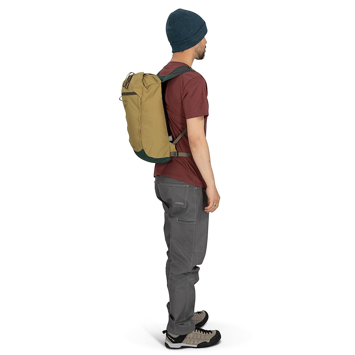 Osprey Daylite Cinch Daypack, Nightingale Yellow/Green Tunnel, One Size