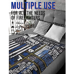 InnoBeta Police Retirement Gifts for Men, Retirement Gifts for Police Officers Men, Bed Flannel Fleece Plush Blankets (50"x 65") - The Legend Has Retired