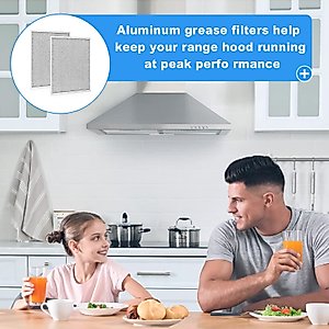 Range Hood Filter Replacement for Broan Model BPS1FA30, 99010299-11-3/4" X 14-1/4" X 3/8" for NuTone Allure WS1 QS2 and Broan QS1 30" Range Hoods (2-Pack)