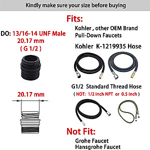 Faucet Spray Head Bathroom Kitchen Faucet Pull-Out Spray Nozzle Head Replacement Part Two Function, Anti Rust,Brushed Nickel,BN803