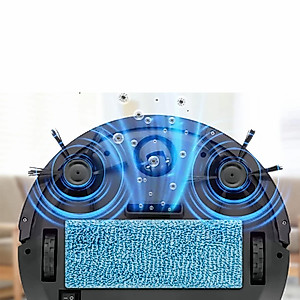 FOTABPYTI Sweeping Robot Vacuum Cleaner, Powerful Adsorption APP Control Long Range Automatic Vacuum Cleaner for Sweeping