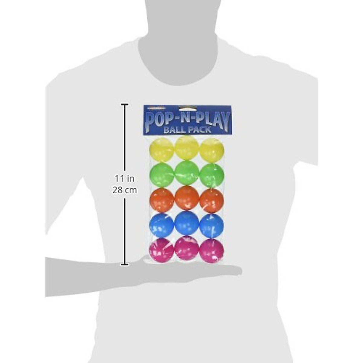 (2 Packages) Marshall Pet Products Pop-N-Play Ball - Each Package Contains 15 Balls