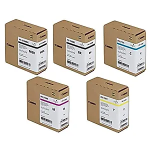 Canon PFI-310 330ml Pigment Ink Tank Bundle - Includes Matte Black/Black/Cyan/Magenta/Yellow