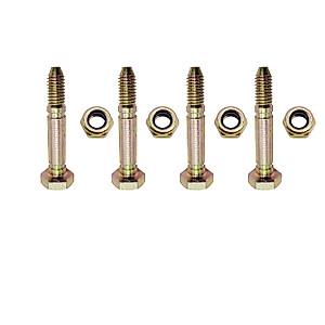 Missiscily 4-Pack 53200500 532005 Shear Pins Bolts and Nuts for Ariens 05907100 51001600 ST524 ST624 ST724 Snow Thrower