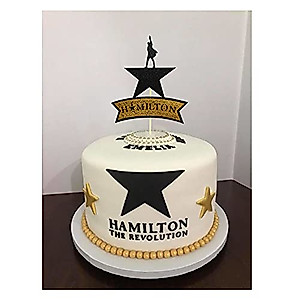 American Musical Cake Topper For Hamilton Birthday Party Decor Decorations For Kids Adults
