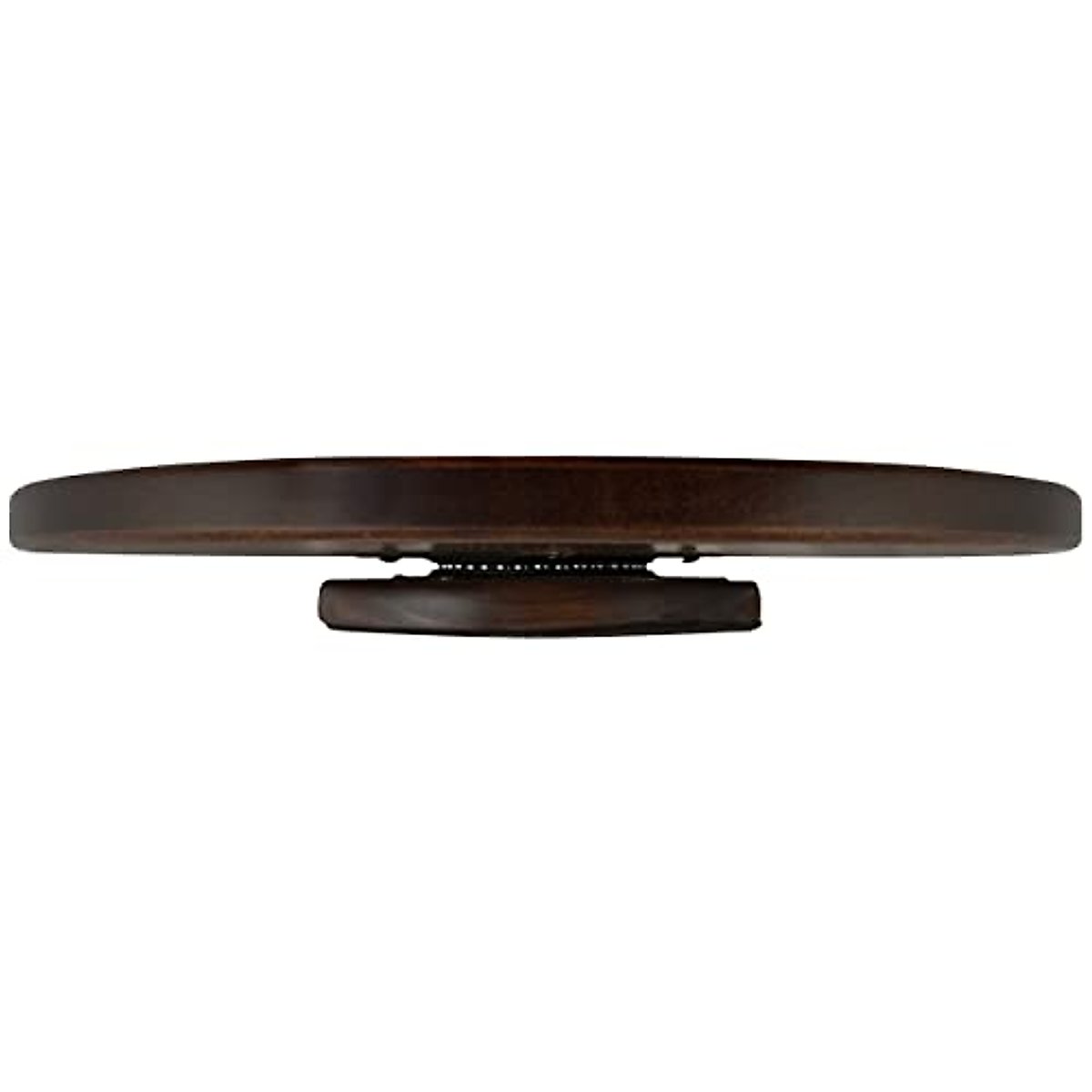 Wooden Lazy Susan Turntable – Spinning, Solid Wood Lazy Susan Organizer – Lazy Susan Turntable for Table Top/Counter Top – 360 Rotating Swivel (12”, Brown Maple Wood, Asbury Stain)