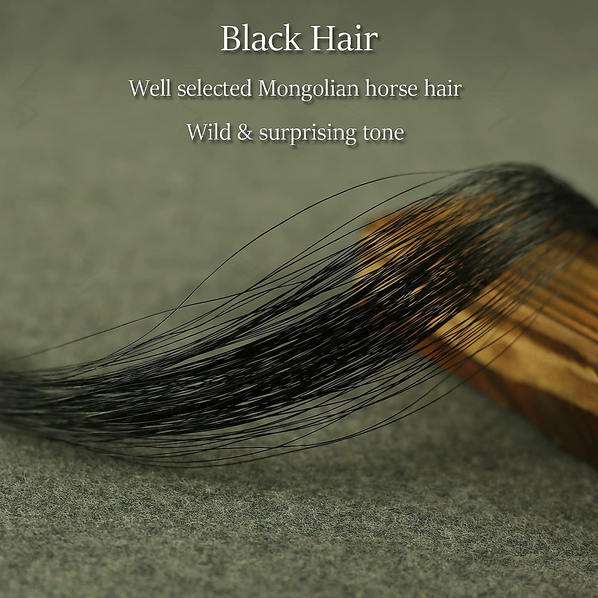 VingoBow 3/4 Size GERMAN UPRIGHT DOUBLE Bass Bow! BLACK Natural Mongolia Horsehair Art No.300BGB.43