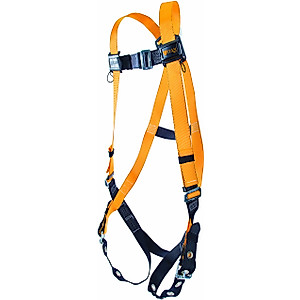 Miller Titan by Honeywell T4500-3/UAK Non-Stretch Harness with Shoulder D-Rings, Universal