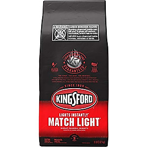 Kingsford 32111 Match Light Charcoal Briquettes, 8 lb, Black