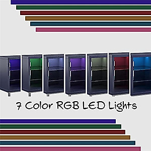 Ameriwood Home Lumina Fireplace Stand, TVs up to 70", Graphite Gray