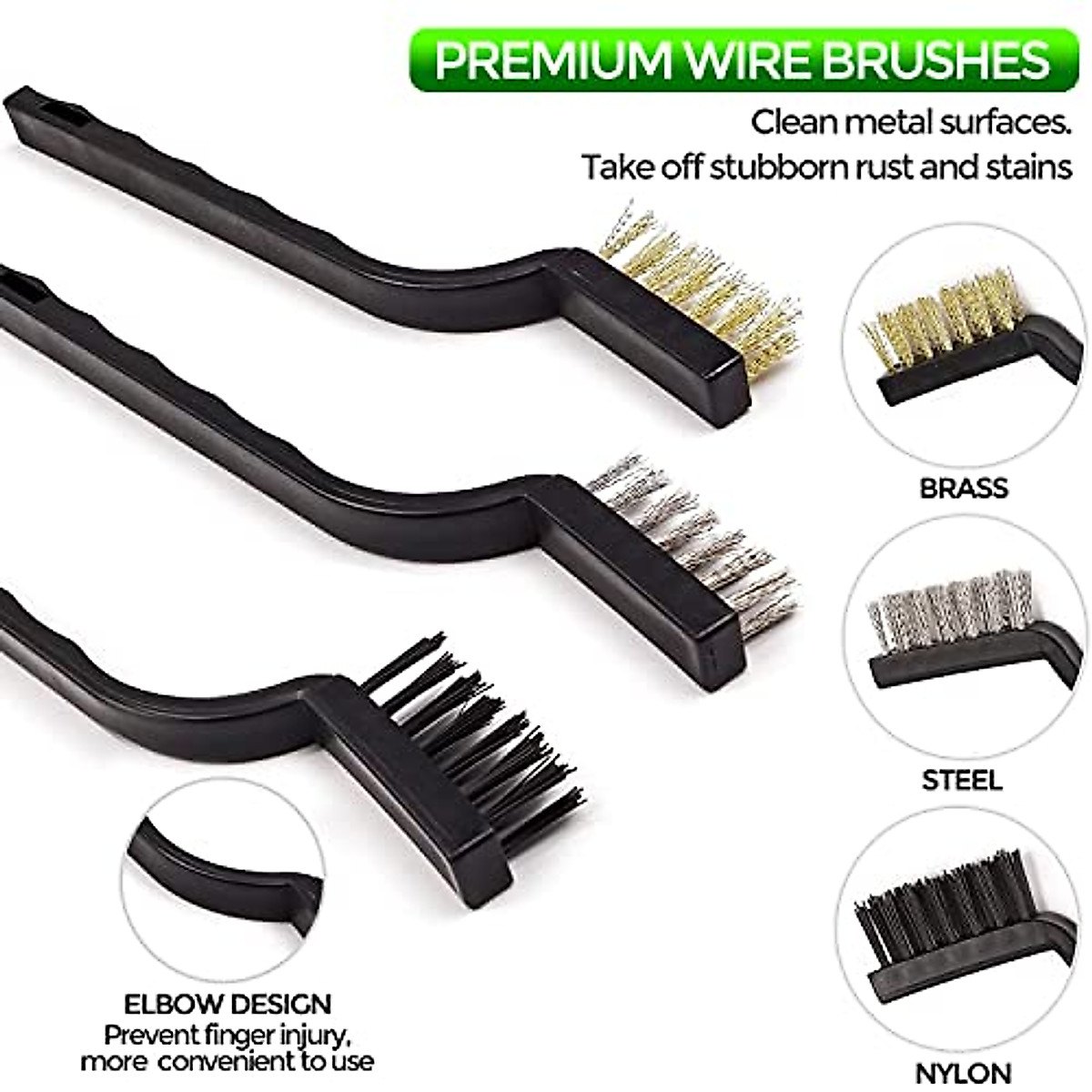 BEIJITA 11Pcs Car Cleaning Brushes,Auto Detailing Brushes Set for Cleaning Wheels, Car Interior Detailing Kit for Cars,Tire Brush,Chemical Guys, Exterior, Leather, Air Vents Car Detailing Kit