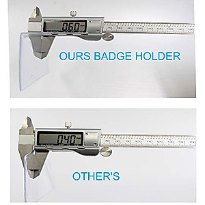 KINGSUM 3 Pack Lanyard with ID Holder Sets - Flat ID Lanyard with Retractable Badge Reel & Heavy Duty Clear Vertical ID Card Name Badge Holder (Black,3 Pack)