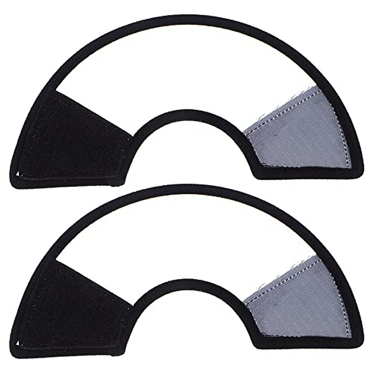 balacoo 2Pcs Small Pet Hamster Recovery Collar Soft Mini Elizabeth Circle Adjustable Neck Cone for Small Animals Rabbits Guinea- Pigs Hamster Hedgehog Birds