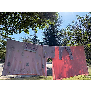 BanYakong Clothesline Clothes Drying Rope Portable Travel Clothesline Adjustable for Indoor Outdoor Laundry Clothesline, Perfect Windproof Clothes Line, Hanger for Camping Travel & Home Use(White)