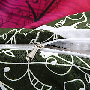 Swanson Beddings Rainbow Tree 5pc Duvet Bedding Set: Duvet Cover and Two Pairs of Pillow Shams (Full, 5)