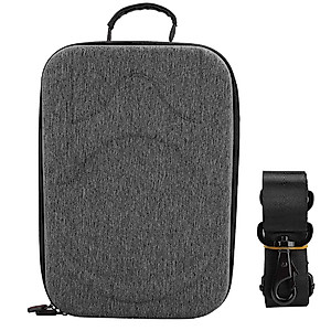Hopcd Portable Carrying Case for Oculus Quest VR Headset Nylon Hard Shell Travel Case with Shoulder Strap for VR Gaming Accessories (Gray)