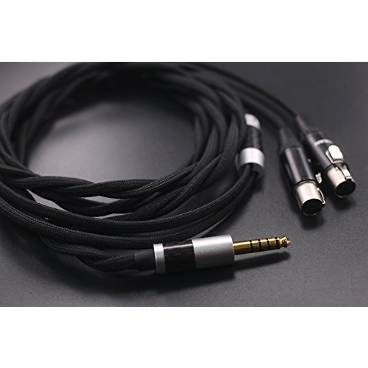 KK Cable TV-AK HiFi WM1A/1Z, NW-ZX300A, PHA-2A 4.4MM Male Balanced for LCD-2 LCD-3 LCD-4 LCD-X LCD-XC etc. Headphones, TV-AK (1.5M/4.9ft)