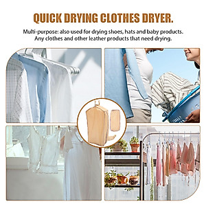 Uonlytech 1pc Dry Clothes Bag Travel Drying Rack Folding Dish Drying Rack Folding Clothes Heated Clothes Dryer Portable Tumble Dryer Portable Drying Machine Foldable Apartment Clothes Dryer
