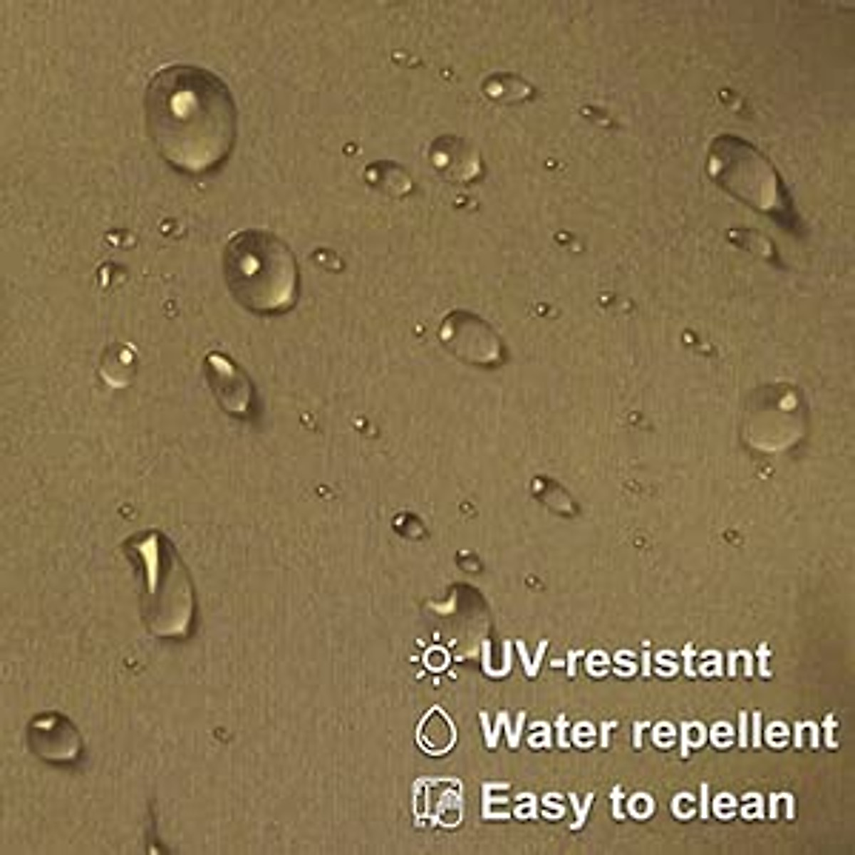 Art Leon Outdoor/Indoor Home Chair Seat Cushions 5 Pieces Seat and Back Cushion Set for Patio Deep Seat, Wicker Loveseat, Settee, Bench, Brown