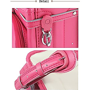 randoseru backpack ransel automatic janpanese school bag for kids PU leather waterpoof