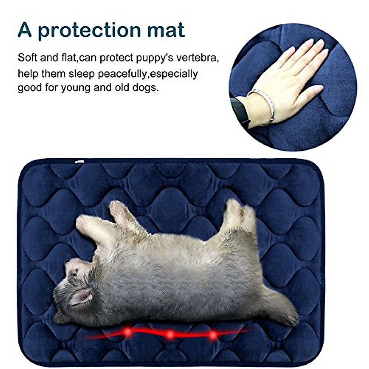 Large Dog Bed Crate Pad Mat Soft Washable Dog Beds 42 inch Kennel Pads Pet Beds Non Slip Cat Dog Sleeping Mattress