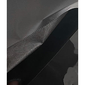 WISPAK Vacuum Sealer Bags food grade BPA free vac seal 100 pieces (Black/Black, 11x24)