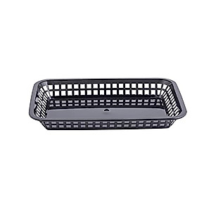 TableCraft 1079BK 11-3/4" Black Mas Grande Platter Basket - Pack of 12