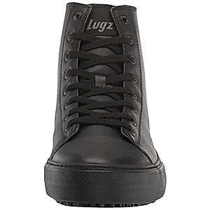 Lugz Women's Stagger Hi Slip-Resistant Work Shoe Food Service, Black, 8.5