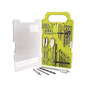 Ryobi A983102 31-Piece Black Oxide Drilling and Driving Bit Kit for Wood, Metal, Plastic, and Masonry
