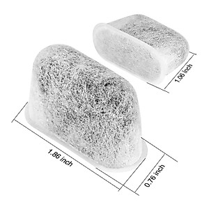 NRP 12-Pack Coffee Water Cartridges Activated Charcoal Filter Compatible for CUISINART Coffeemaker DCC-RWF, Kenmore Drip, Delonghi, Capresso