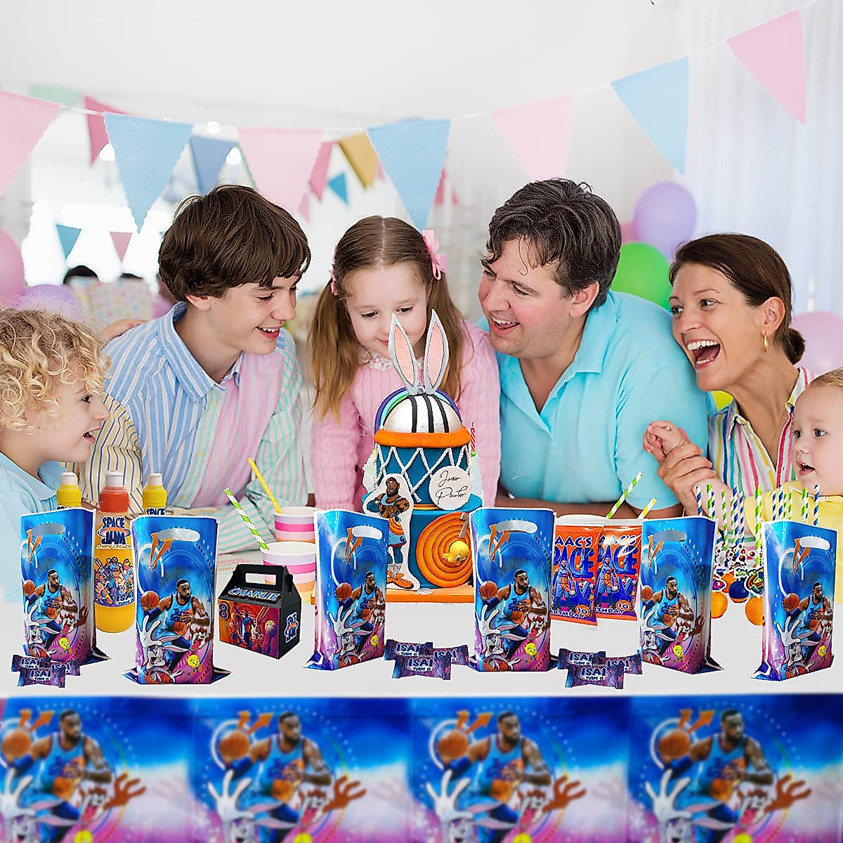 NF Orange 30pcs Party Gift Bags for Kid Theme Party Supplies, 30 Count (Pack of 1)