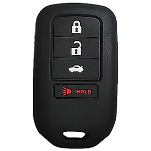 Silicone Key Fob Case Key Cover Key Skin Protector fit for 2013-2021 Honda Accord CR-V HR-V CR-Z 4 Buttons