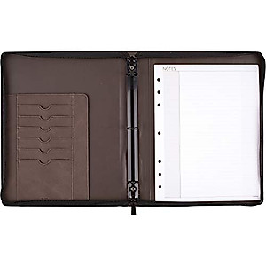 AT-A-GLANCE Day Runner Undated Harrison Leather Day Planner, 8-1/2-x-11-inch (307-0304), Brown