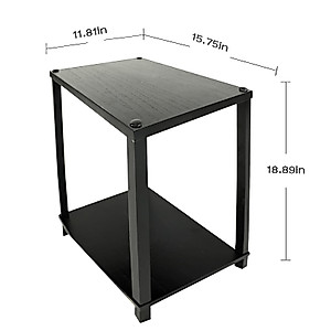 NO MORE TAG End Table, Side Table, Bedside Table, Nightstand for Living Room, Bathroom, Office, Narrow End Table, Small Side Table,