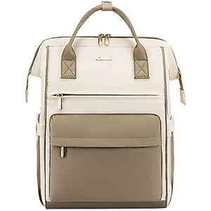 LOVEVOOK Laptop Backpack Purse for Women Waterproof Teacher Nurse Bag, 17.3 inch Work laptop Bag with USB Port, Business Travel Computer Backpack