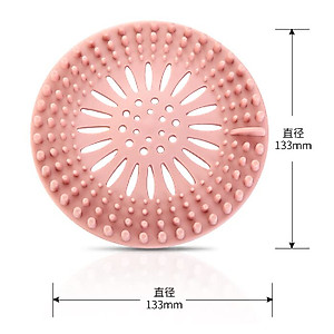 6 Pack Hair Catcher for Bathtub and Kitchen Shower Drains Hair Stopper Durable Silicone Easy to Install and Clean.