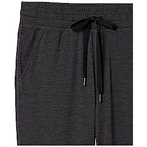 Amazon Essentials Women's Brushed Tech Stretch Jogger Pant (Available in Plus Size), Black Space Dye, 4X