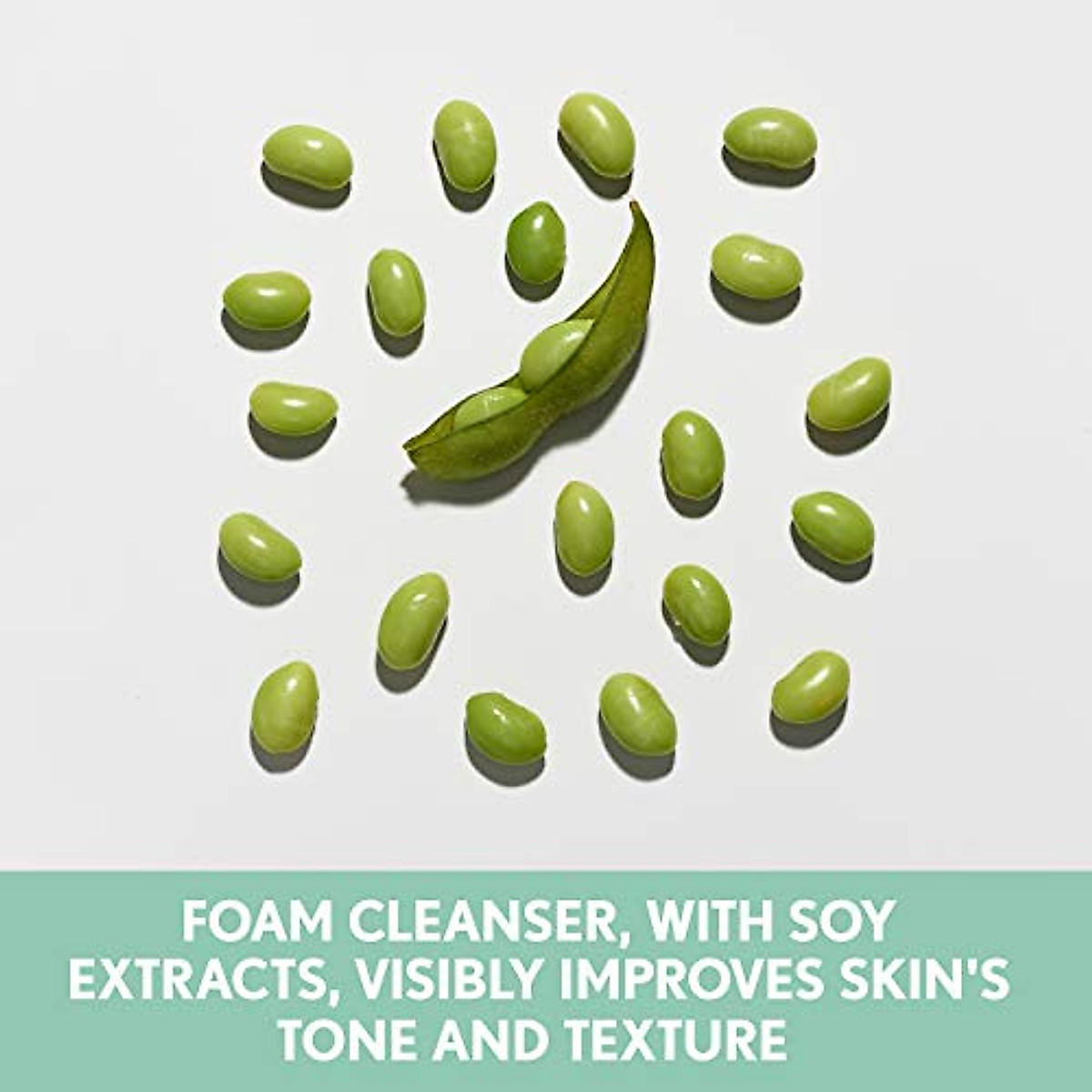 Aveeno Clear Complexion Foaming Oil-Free Facial Cleanser with Salicylic Acid Acne Medication for Breakout-Prone Skin & Soy Extracts, Hypoallergenic & Non-Comedogenic, 6 Fl Oz, Pack of 3