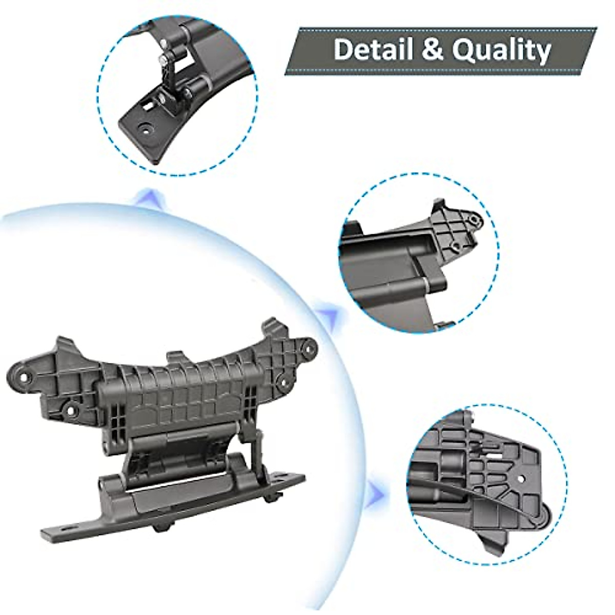 Upgrade 8183202 WP8183202 Washer Door Hinge(OEM), Compatible with Whirl-Pool Duet Washer Door Hinge, WFW9500TC01 WFW9200SQA WFW9200SQA12 WFW9450WW00 MHWE300VF00 MHWE300VW11 WFW9400SW02 WFW9400SW04